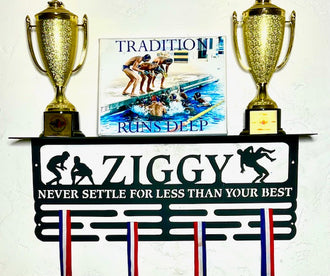 Personalized Medal Holders | Custom Trophy Shelves | Wall Decor – Medal ...