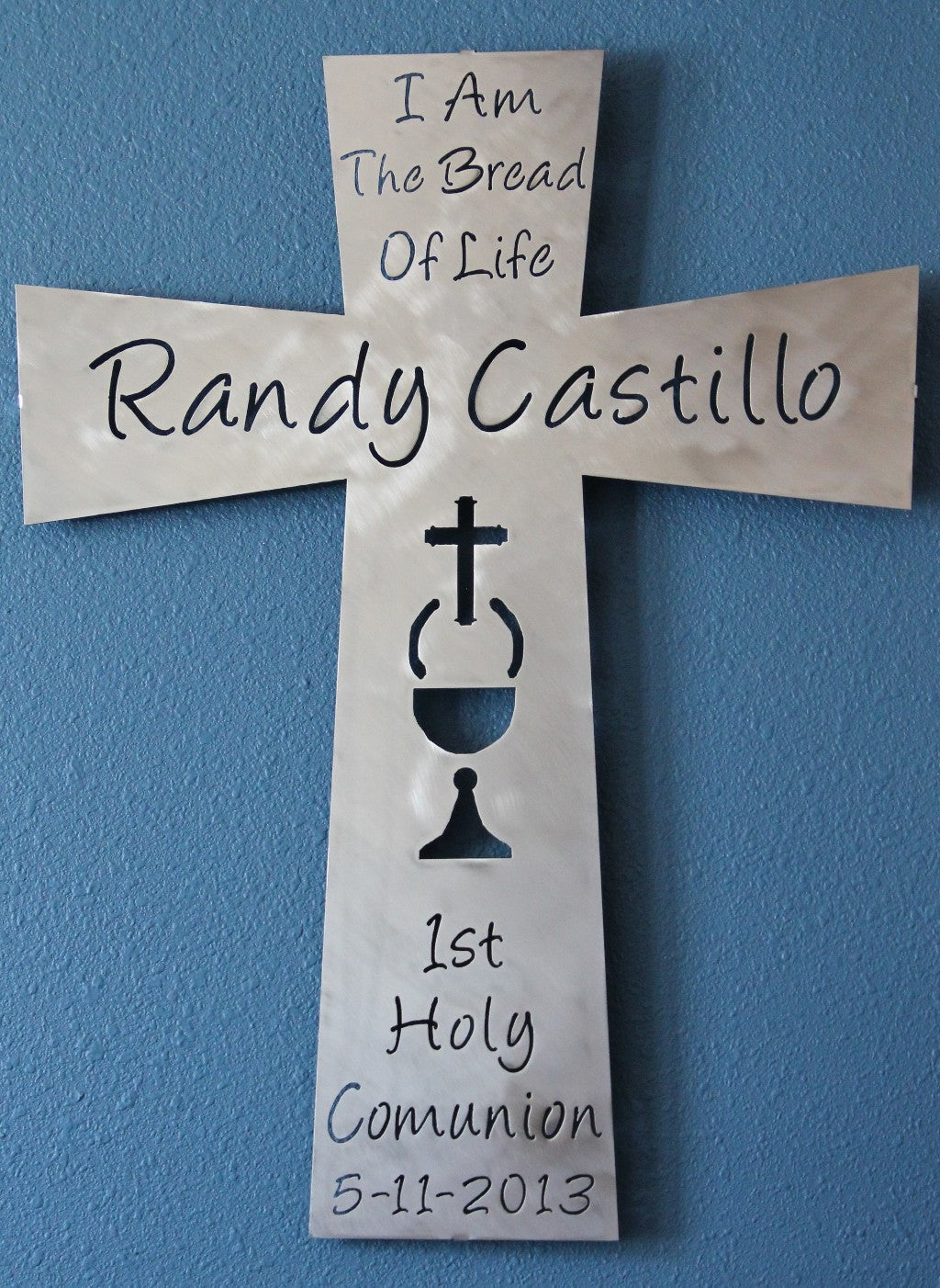 Catholic First Communion Gift: Communion Wall Cross: First Communion ...