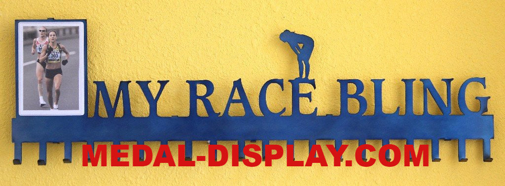 Running Medal Holders: Race Bib Hangers: Medal Displays for Runners ...