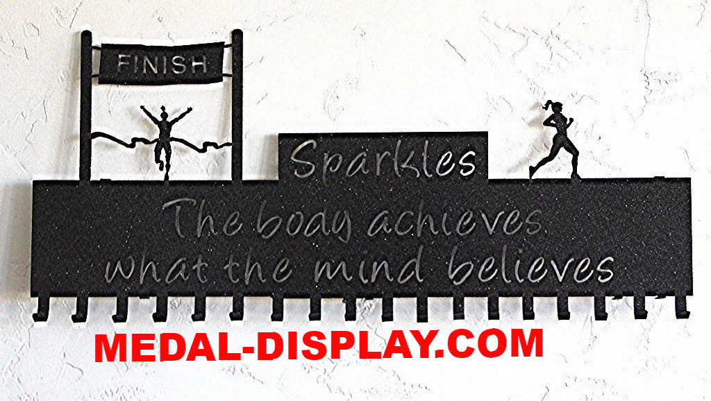 Runner Medal Holder: Running Medals Display: Running Awards Hanger ...