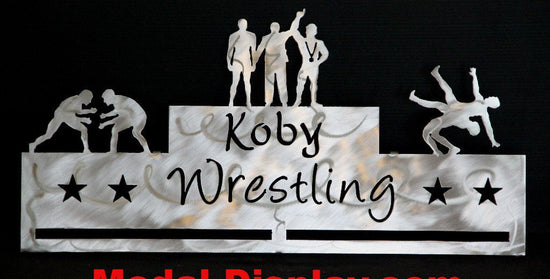 Wrestling Medal Display Rack: Wrestling Medal Holder – Personalized ...